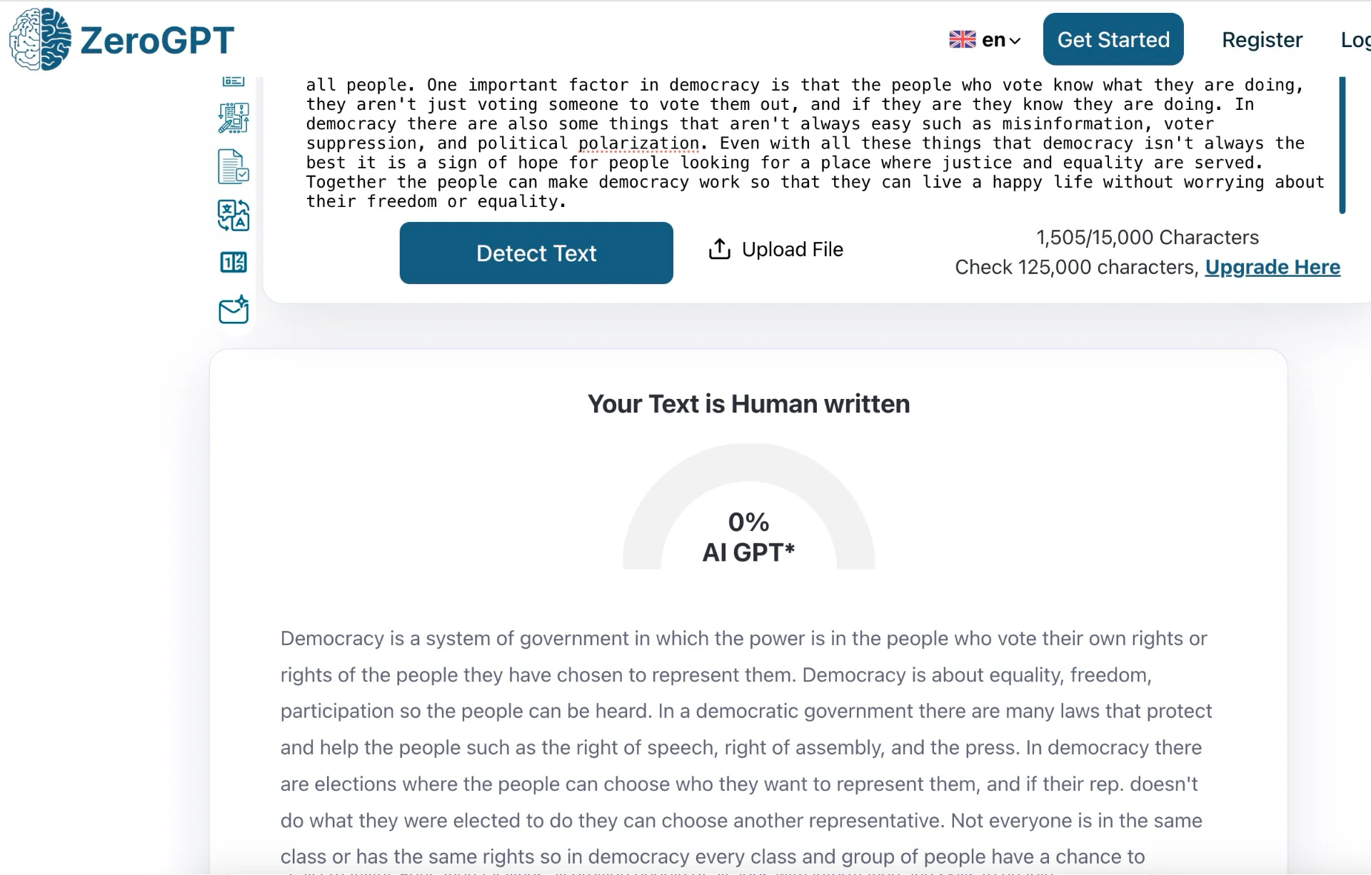 Rewrite AI Text to Human